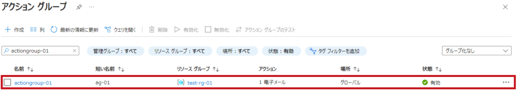 Azure Monitorのアクショングループ作成からテスト通知までの手順 | Li-akb-branch-office